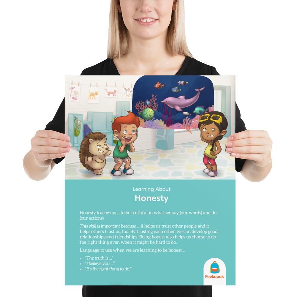 Honesty Poster | Peekapak Social Emotional Learning – Peekapak Store